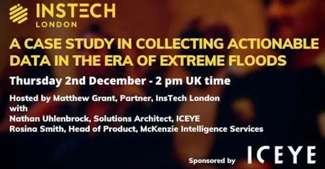 INSTECH: A case study in collecting actionable data in the era of extreme floods.